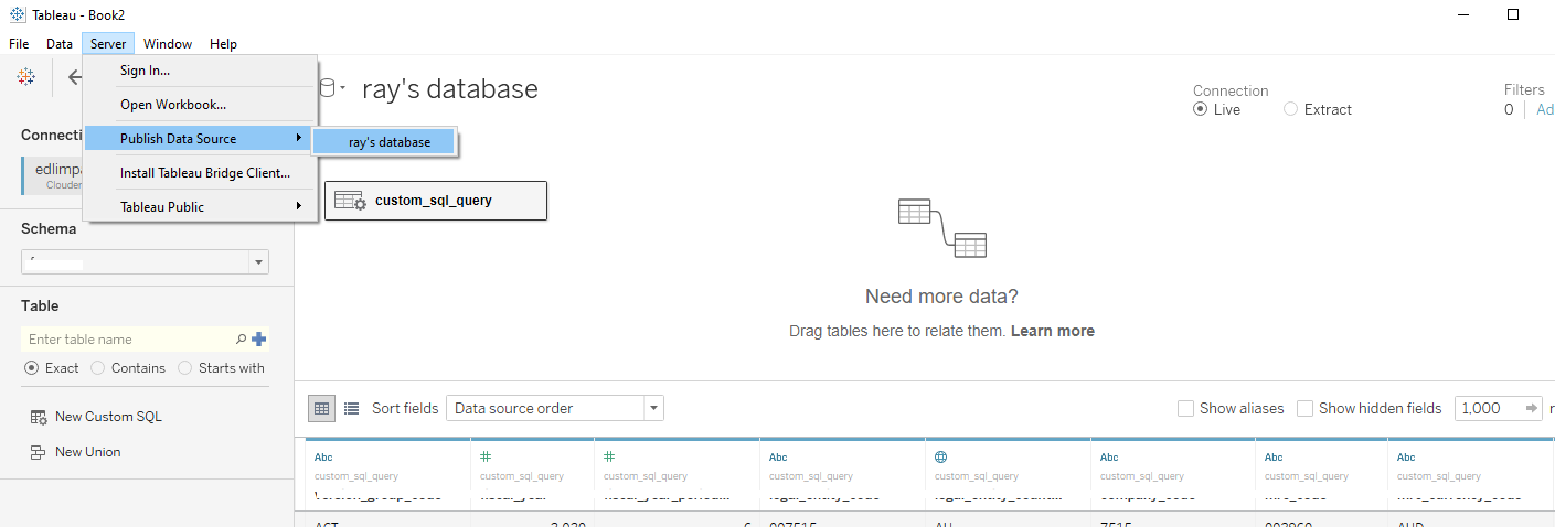 GitHub - rainmankim/tableau_server_cloudera_data_extraction: How to ...