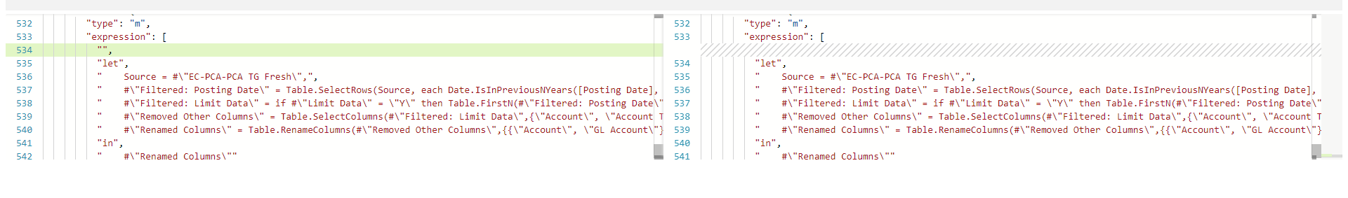 Unwanted leading line inserted into M code · Issue #193 · TabularEditor ...