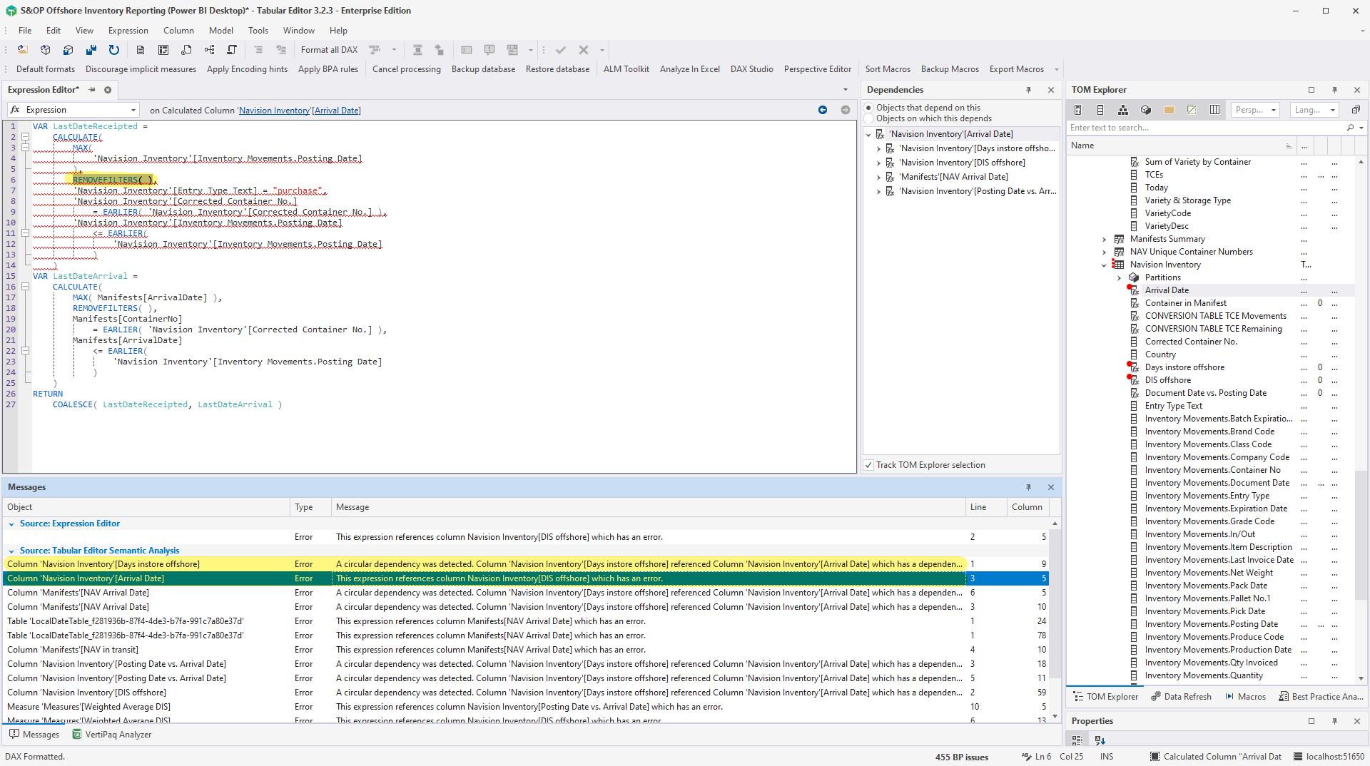 Incorrect Semantic Analysis? · Issue #562 · TabularEditor/TabularEditor3 · GitHub