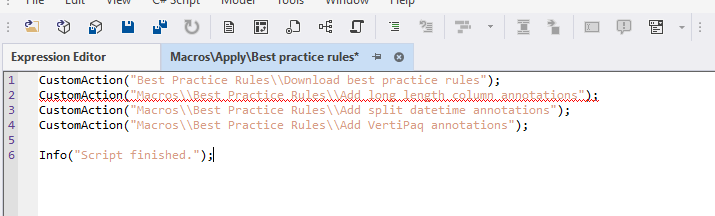 CustomAction is not finding macros · Issue #720 · TabularEditor/TabularEditor3 · GitHub