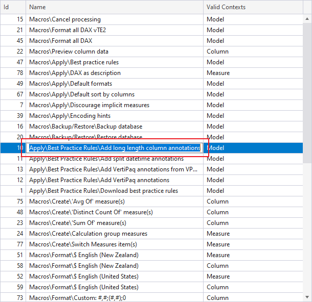 CustomAction is not finding macros · Issue #720 · TabularEditor/TabularEditor3 · GitHub