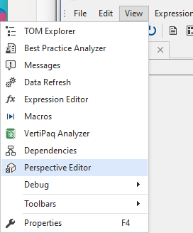Show/View in Perspective Editor isn't opening · Issue #832 ...