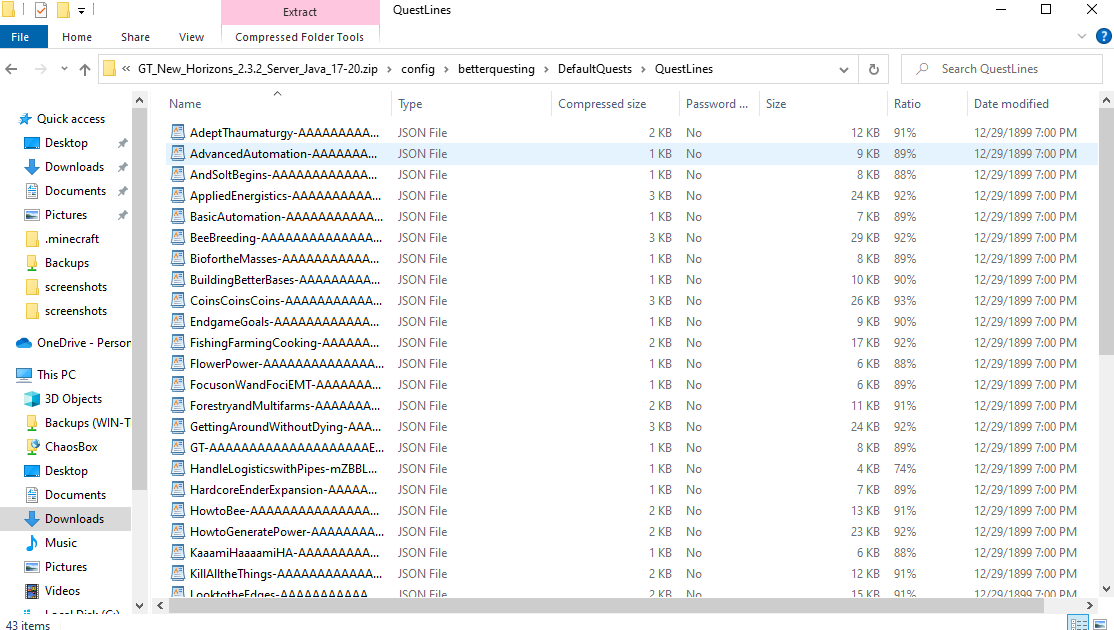 Exceeded Windows Max Directory Character Length232 · Issue 13071 · Gtnewhorizonsgt New 