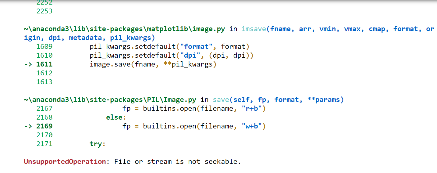 UnsupportedOperation: File or stream is not seekable. · Issue #20270 · matplotlib/matplotlib ...