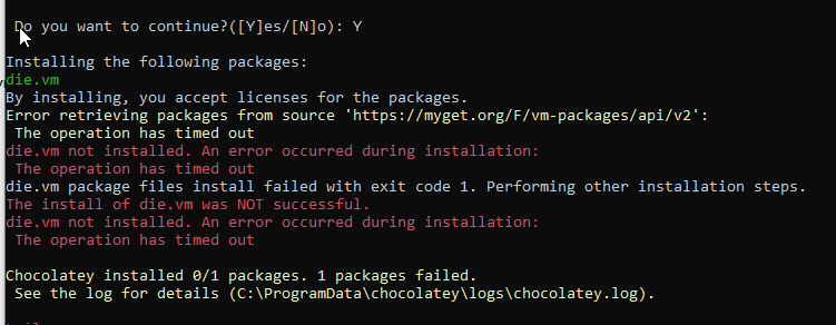 [NuGet] not able to contact source "https://www.myget.orf/F/vm-packages/api/v2" · Issue #416 ...
