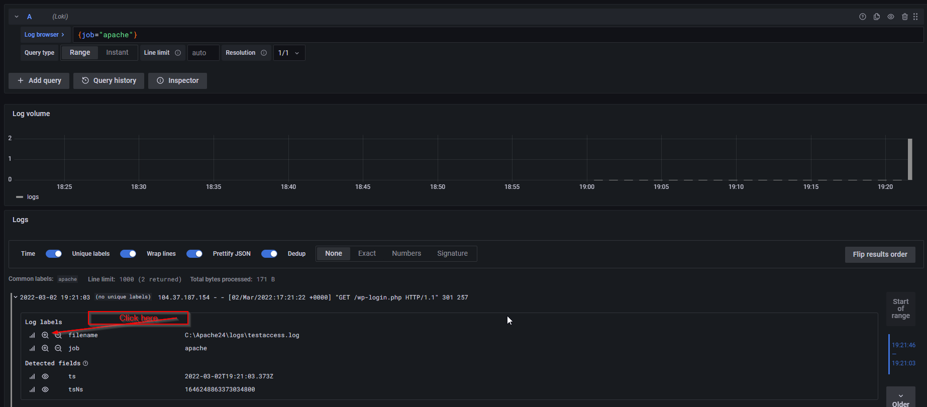 Loki: If label value includes backslash it is not escaped and query is invalid · Issue #45809 ...
