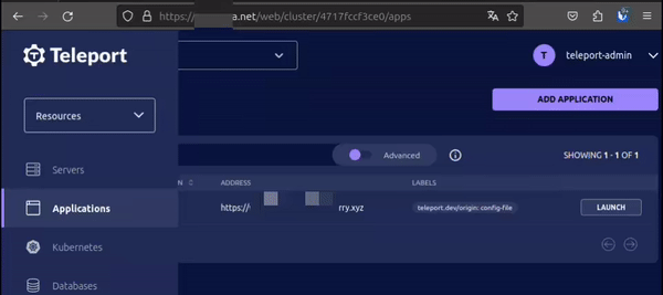 Applications with `public_addr` different than Teleport proxy based domain are not working ...