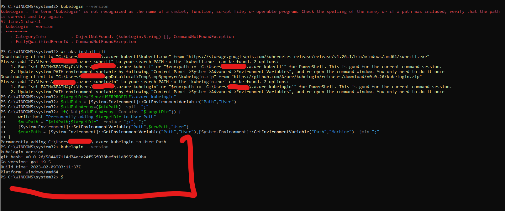 kubelogin.exe failed to run: Access is denied · Issue #192 · Azure/kubelogin · GitHub