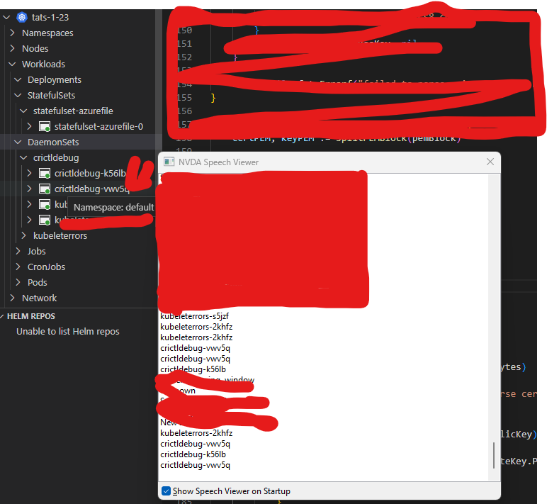 Accessibility Issue In Kubernetes Cluster Tree Explorer · Issue 1158 · Vscode Kubernetes Tools