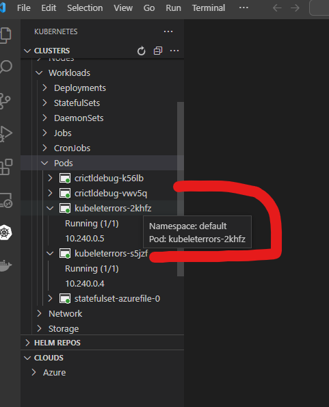 Accessibility Issue In Kubernetes Cluster Tree Explorer · Issue 1158 · Vscode Kubernetes Tools