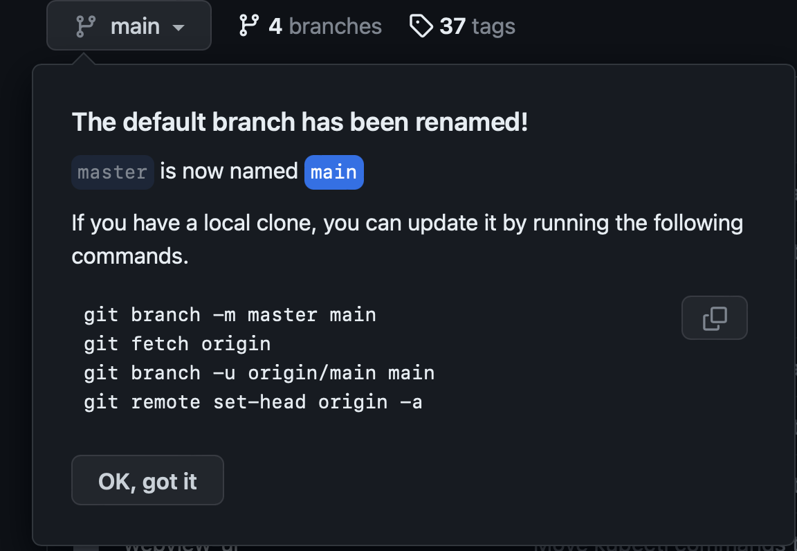 Rename `master` to `main` branch for this repo · Issue #232 · Azure ...