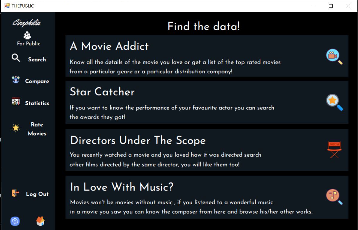 GitHub - Mark-Nawar/Cinephilia-Database-Management-Application: A ...