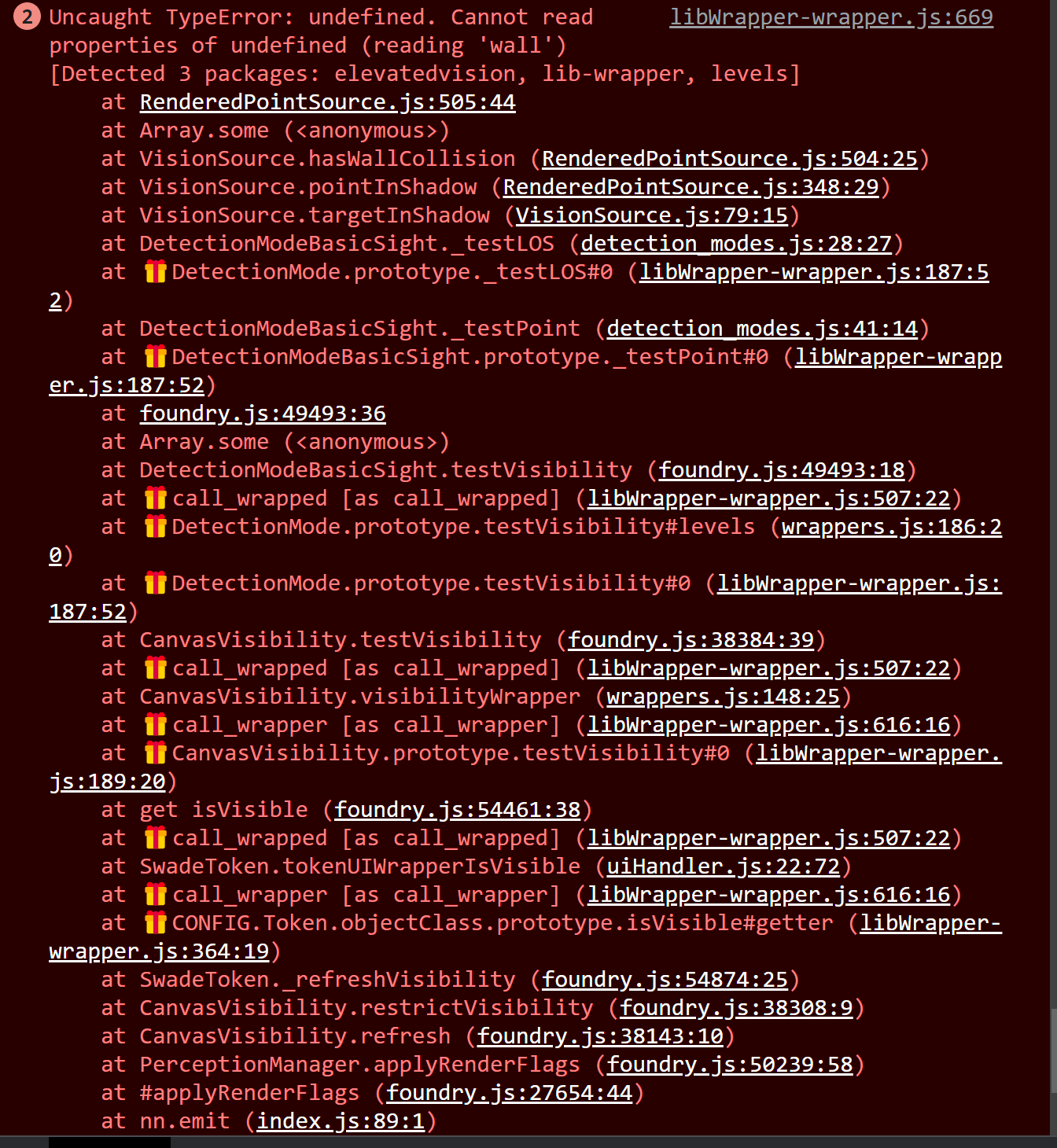 Cant move tokens · Issue #61 · caewok/fvtt-elevated-vision · GitHub