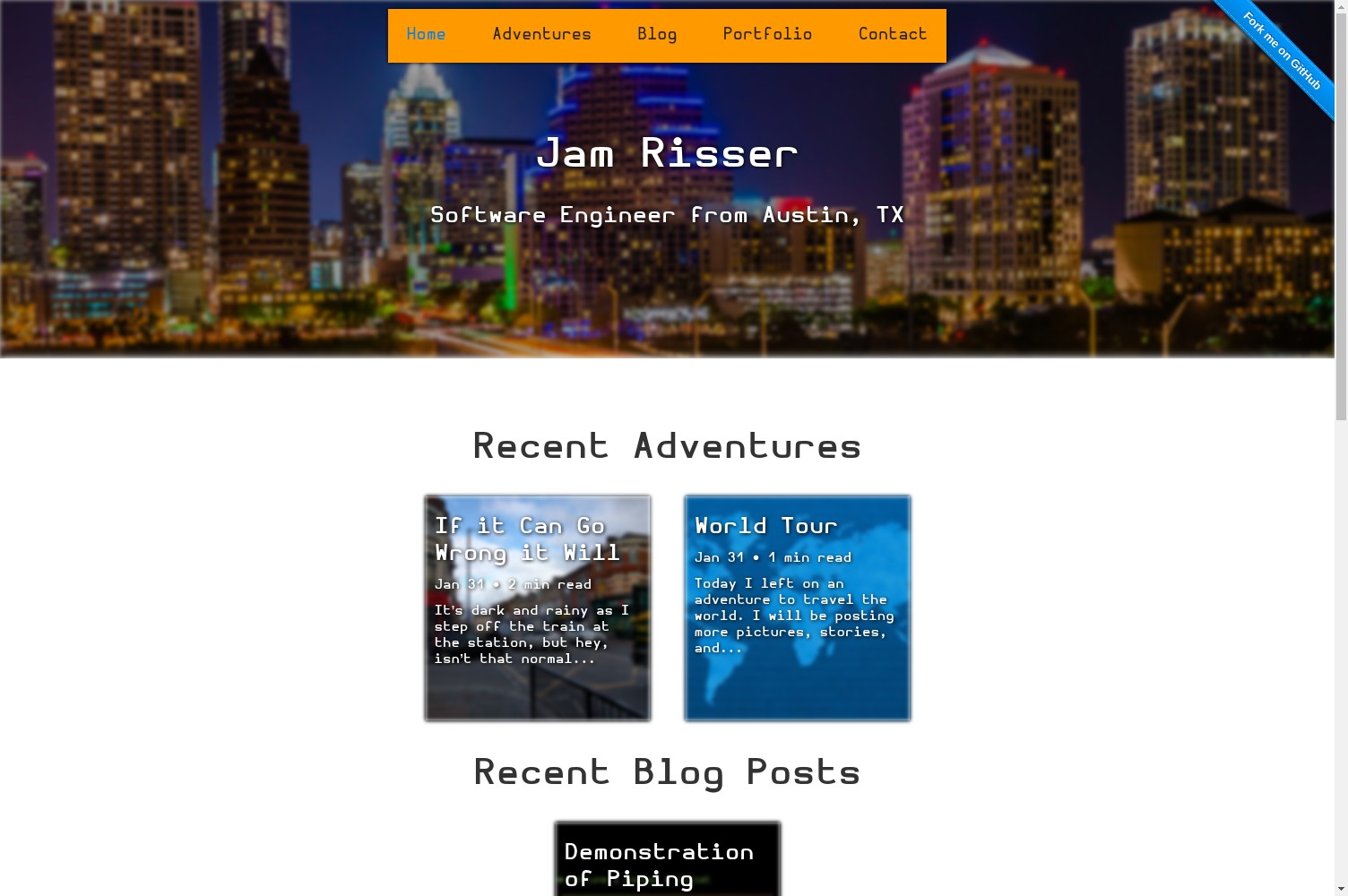 GitHub - clayrisser/nerd-portfolio: Portfolio for nerds