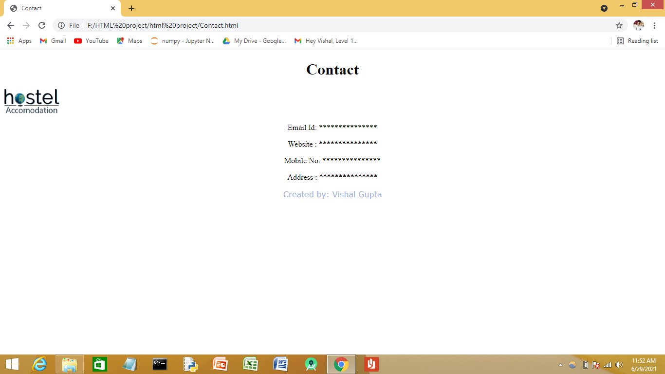 GitHub - Vishal2-gupta/HostelManagementSystem-Website: Hostel Management System using HTML5,CSS ...