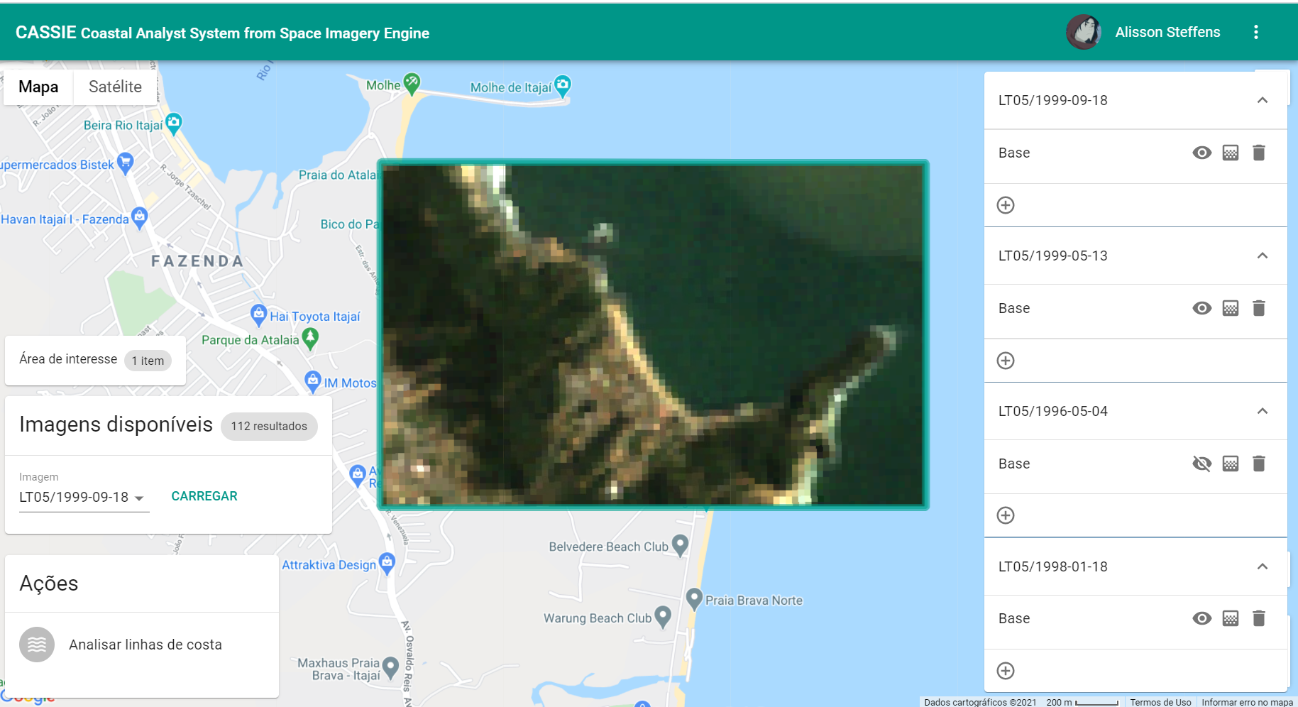 Error with 1999-09-18 Landsat image · Issue #46 · lia-univali/cassie · GitHub