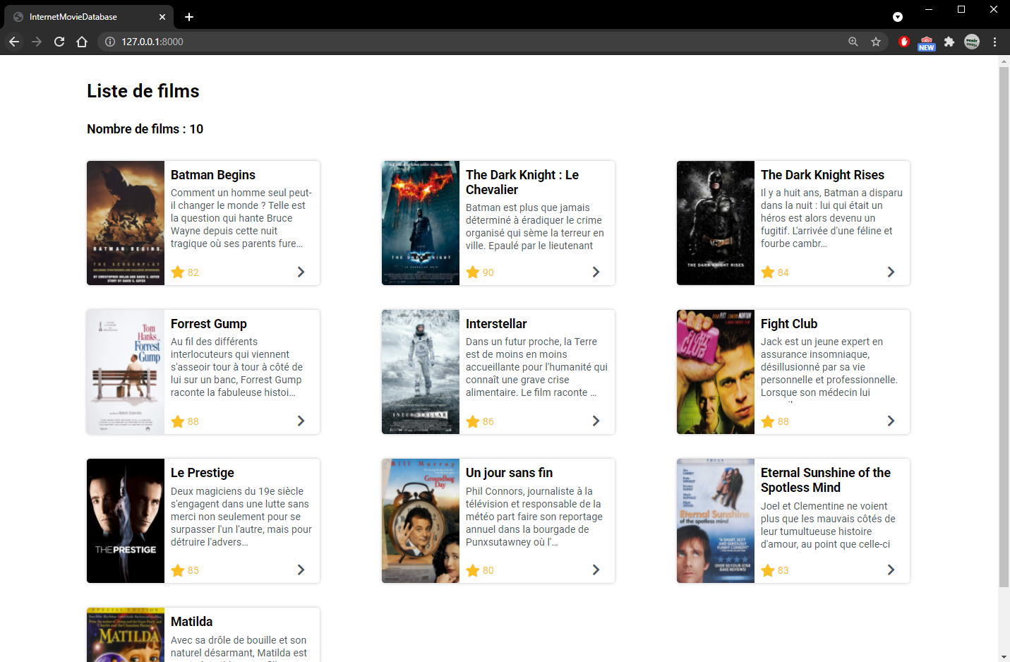 GitHub - lam-vincent/InternetMovieDatabase: My IMDb app with Django 🎥🎞️📙