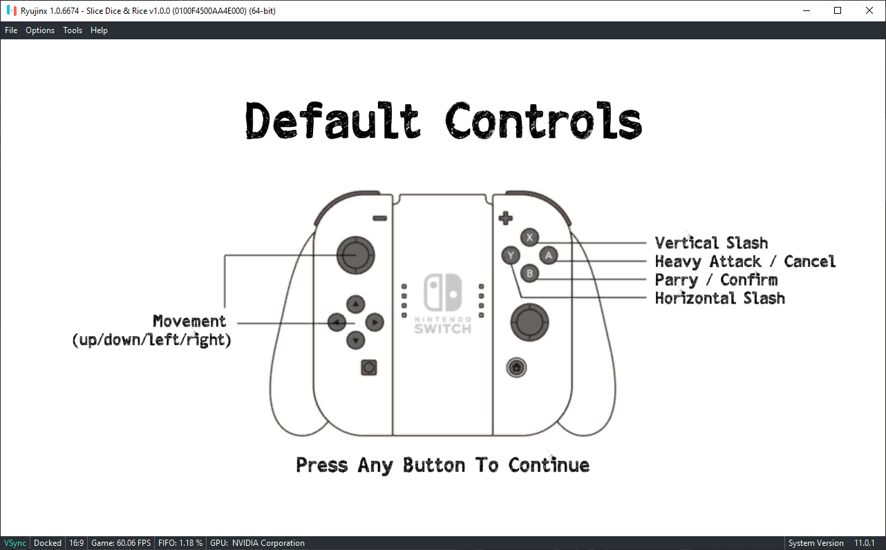 Slice Dice & Rice - 0100F4500AA4E000 · Issue #1529 · Ryujinx/Ryujinx ...