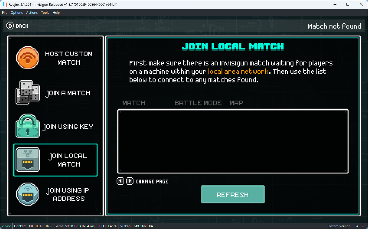 Invisigun Reloaded - 01005F400E644000 · Issue #1836 · Ryujinx/Ryujinx-Games-List · GitHub