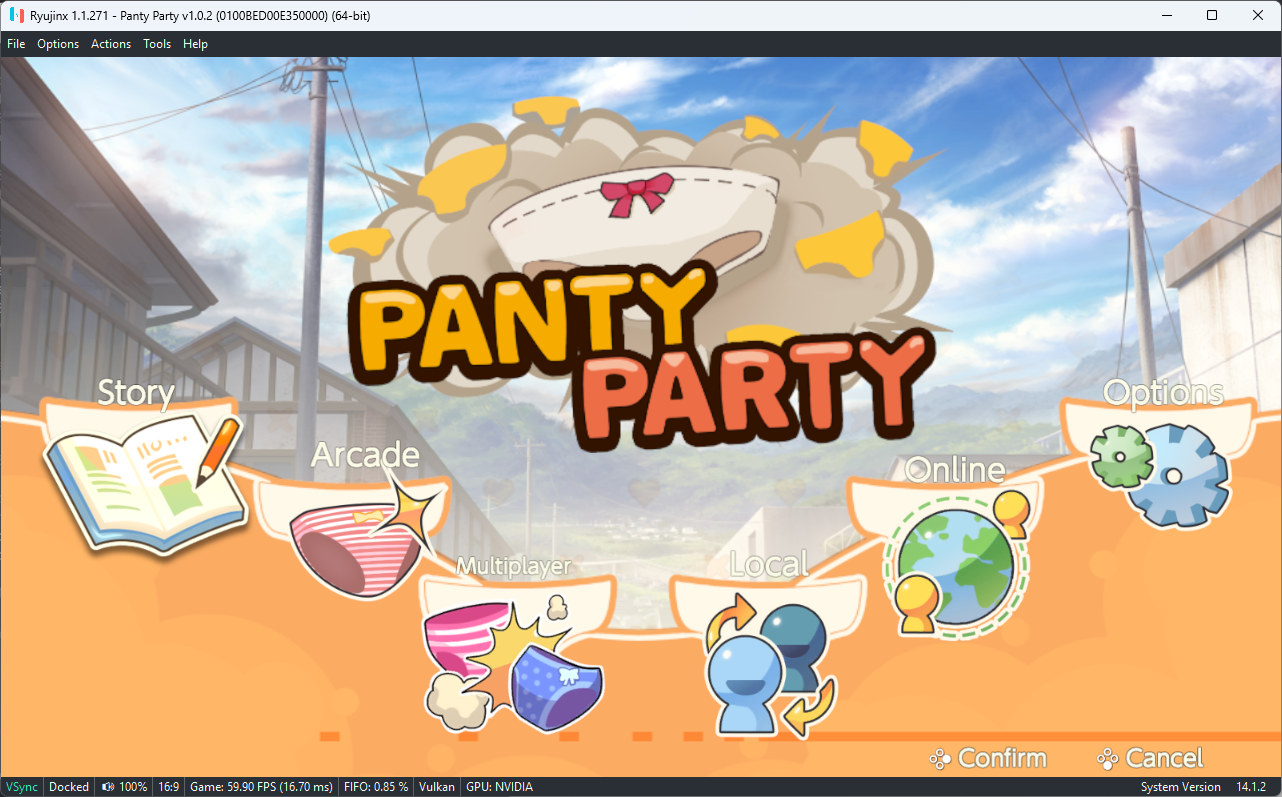 Panty Party - 01002BD00CB86000 · Issue #1633 · Ryujinx/Ryujinx-Games-List · GitHub