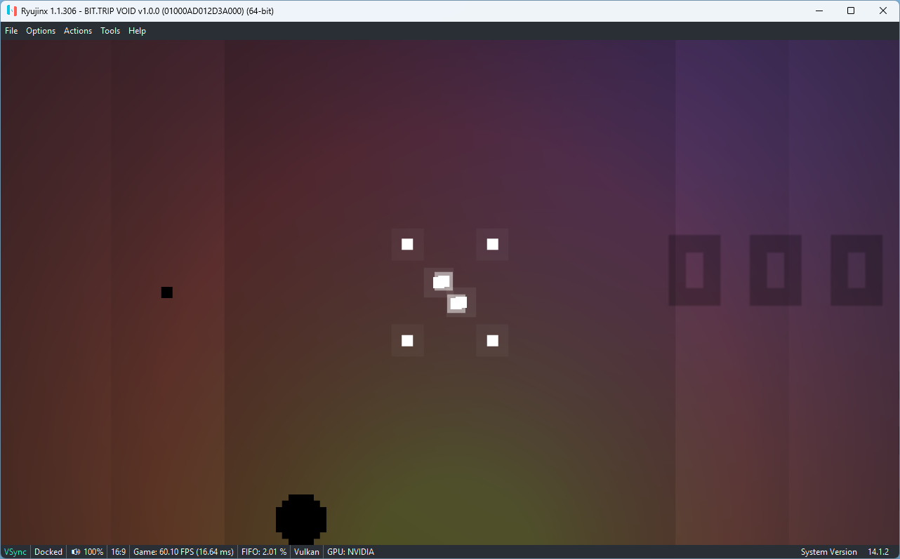 BIT.TRIP VOID - 01000AD012D3A000 · Issue #3216 · Ryujinx/Ryujinx-Games ...