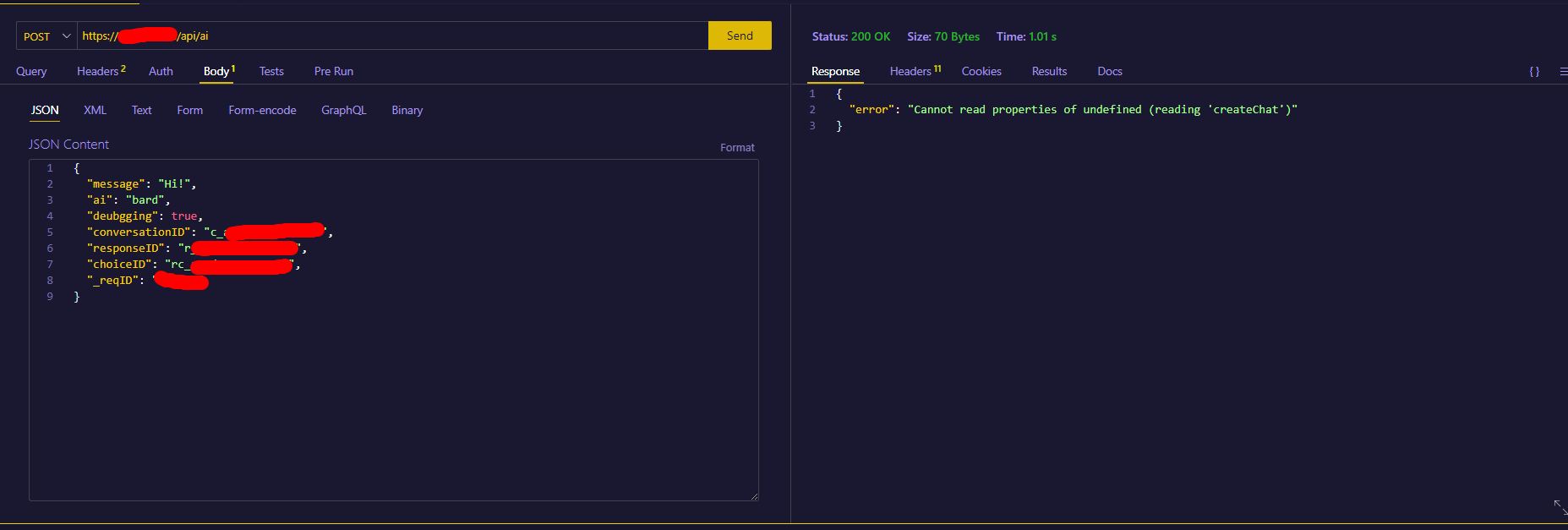 🐛 [BUG]: TypeError: Cannot read properties of undefined (reading 'createChat') - [v2.0.3 ...