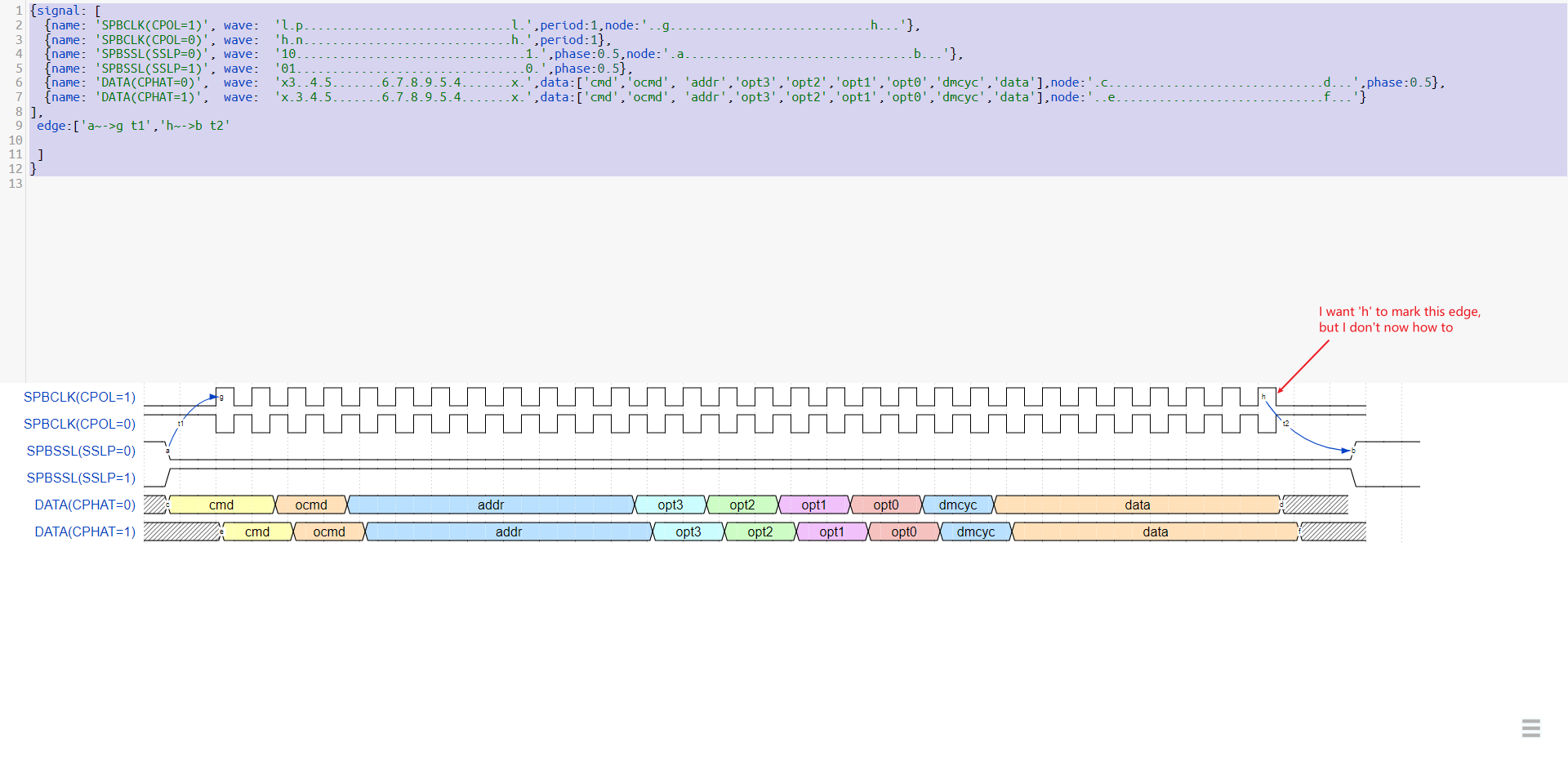 How to add text below signal edge? · Issue #342 · wavedrom/wavedrom · GitHub