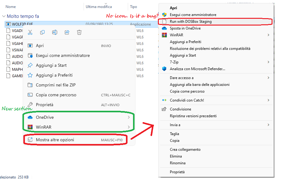 Add support for new Windows 11 context menus · Issue #2305 · dosbox ...