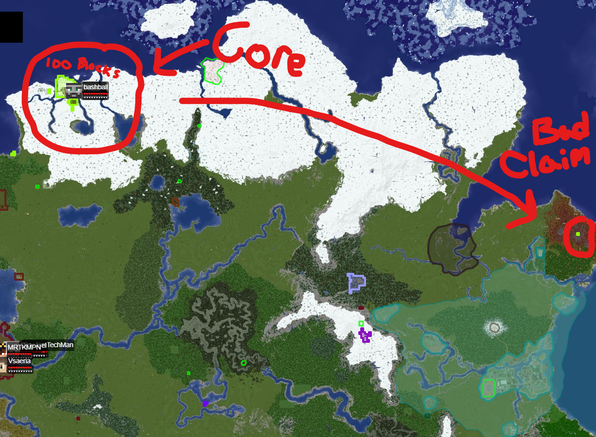 Add an option in the config to limit the distance that claims can exist from existing claims ...
