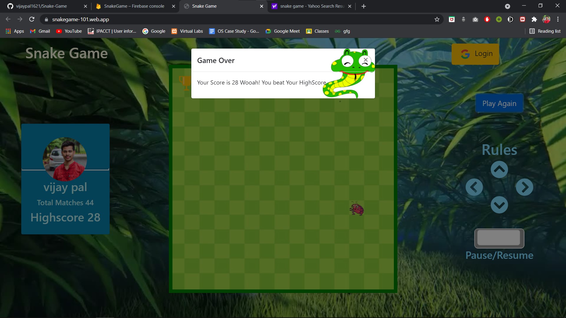 GitHub - KaymasNiaj/Snake-Game