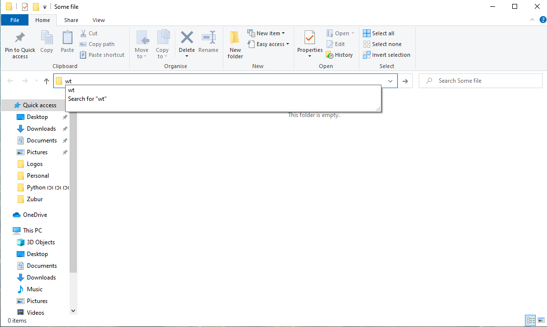Windows Terminal won't open in the right path. · Issue #5220 ...