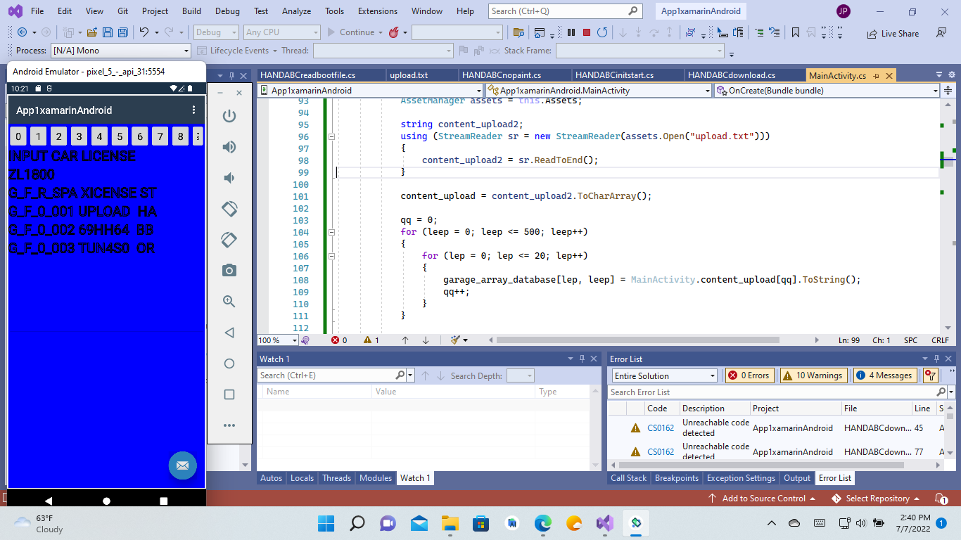 OS not working for C# Xamarin Android · Issue #6793 · dotnet/android · GitHub