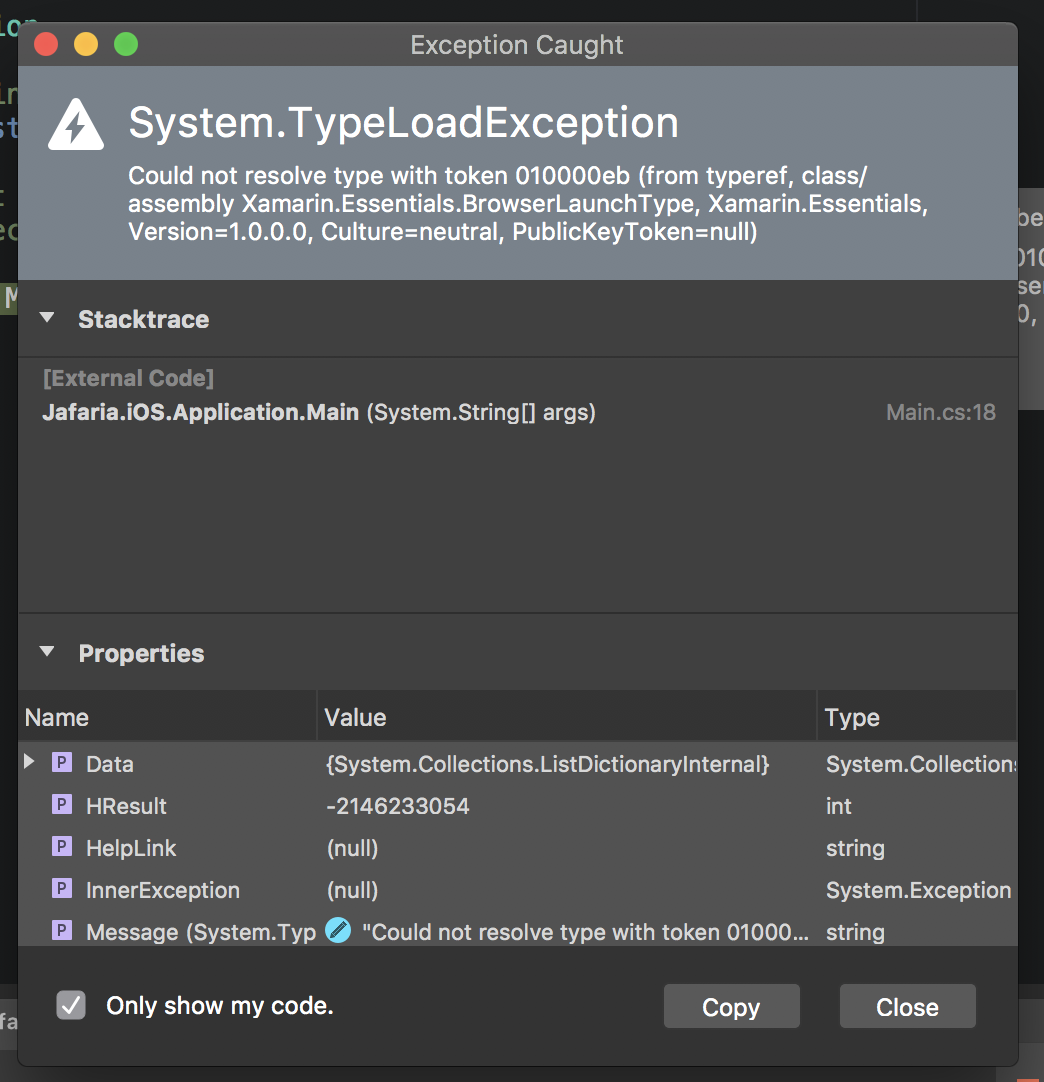Error using Browser.OpenAsync · Issue #439 · xamarin/Essentials · GitHub