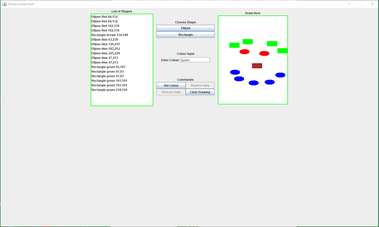 GitHub - verdentta/Basic-Drawing-Tool: First Java Application that was ...
