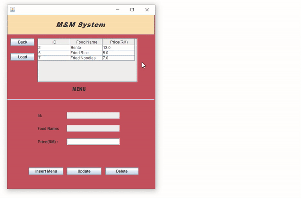 GitHub - wafiyR/food-ordering-system: Desktop application on Food ...