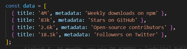[website] Stats improvement · Issue #36465 · mui/material-ui · GitHub