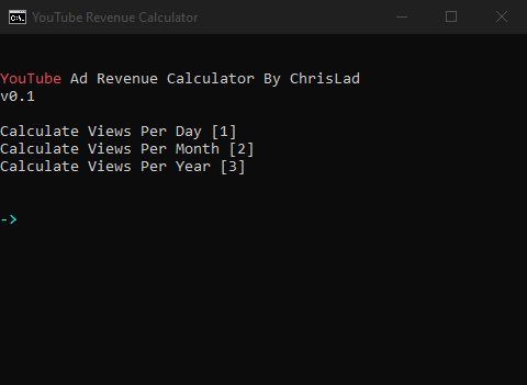 GitHub - ChrisLahd/YouTube-Revenue-Calculator: A tool to estimate YouTube ad revenue