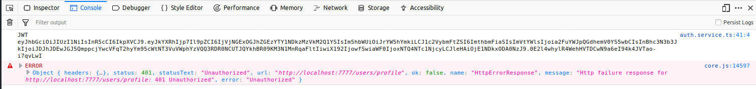 GET http://localhost:3000/users/profile 401 (Unauthorized) · Issue #7 · bradtraversy/meanauthapp ...