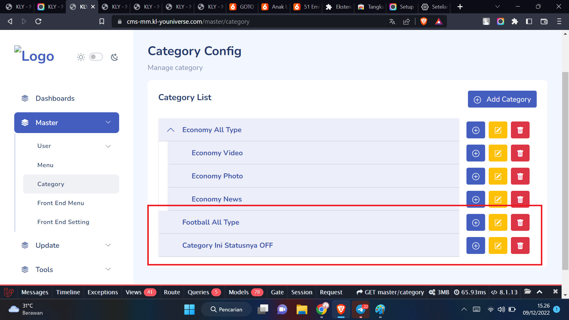 [Bug] List Category - Chill Doesn't Appear · Issue #568 · KLYMM/cnergy ...