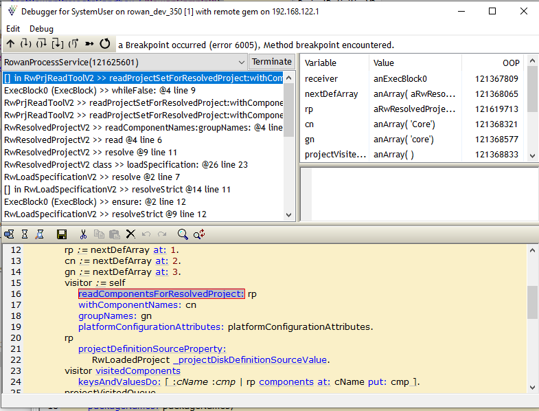3091 Dolphin Error While Setting Breakpoint In Debugger For 350 