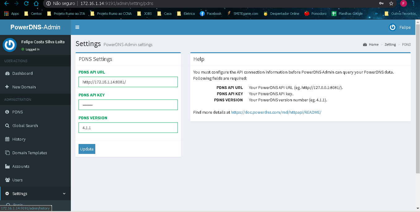 [API] API does not connect in Centos8 · Issue #734 · PowerDNS-Admin/PowerDNS-Admin · GitHub