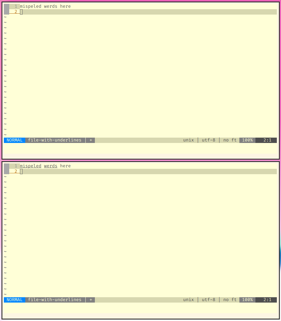 No underlines when opening alacritty directly · Issue #3841 · alacritty/alacritty · GitHub