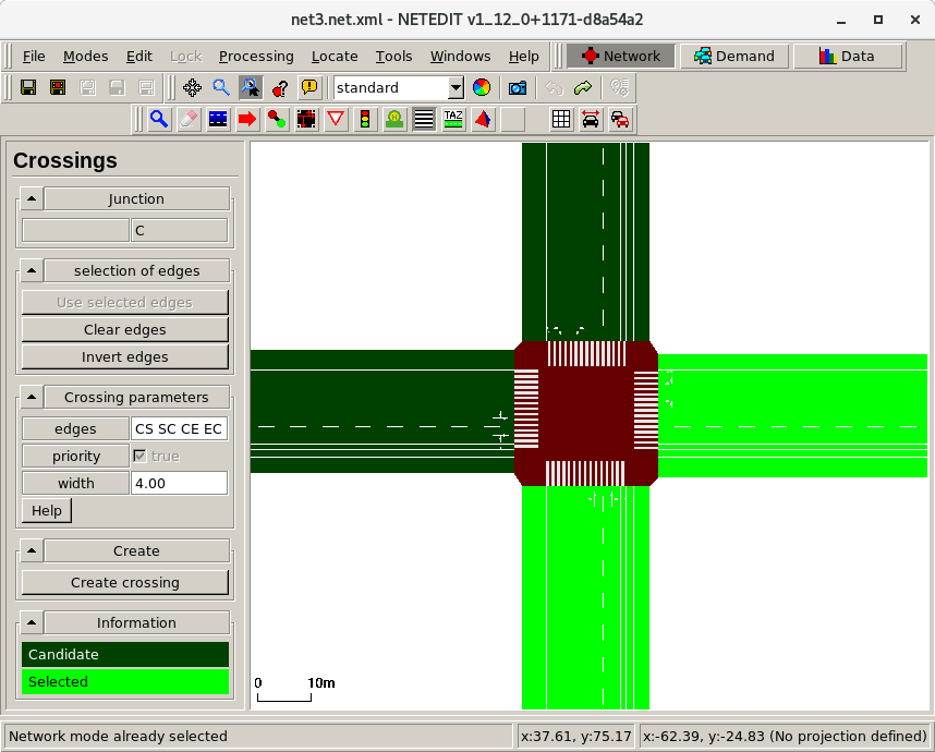 Scramble Crossing · Issue 10286 · Eclipse Sumo Sumo · Github