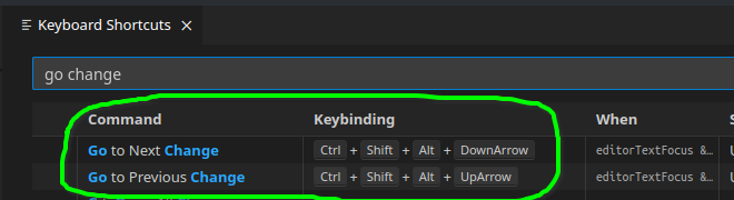 [BUG] "Show Next Change" is mapped instead of "Go to Next Change" · Issue #310 · kasecato/vscode ...