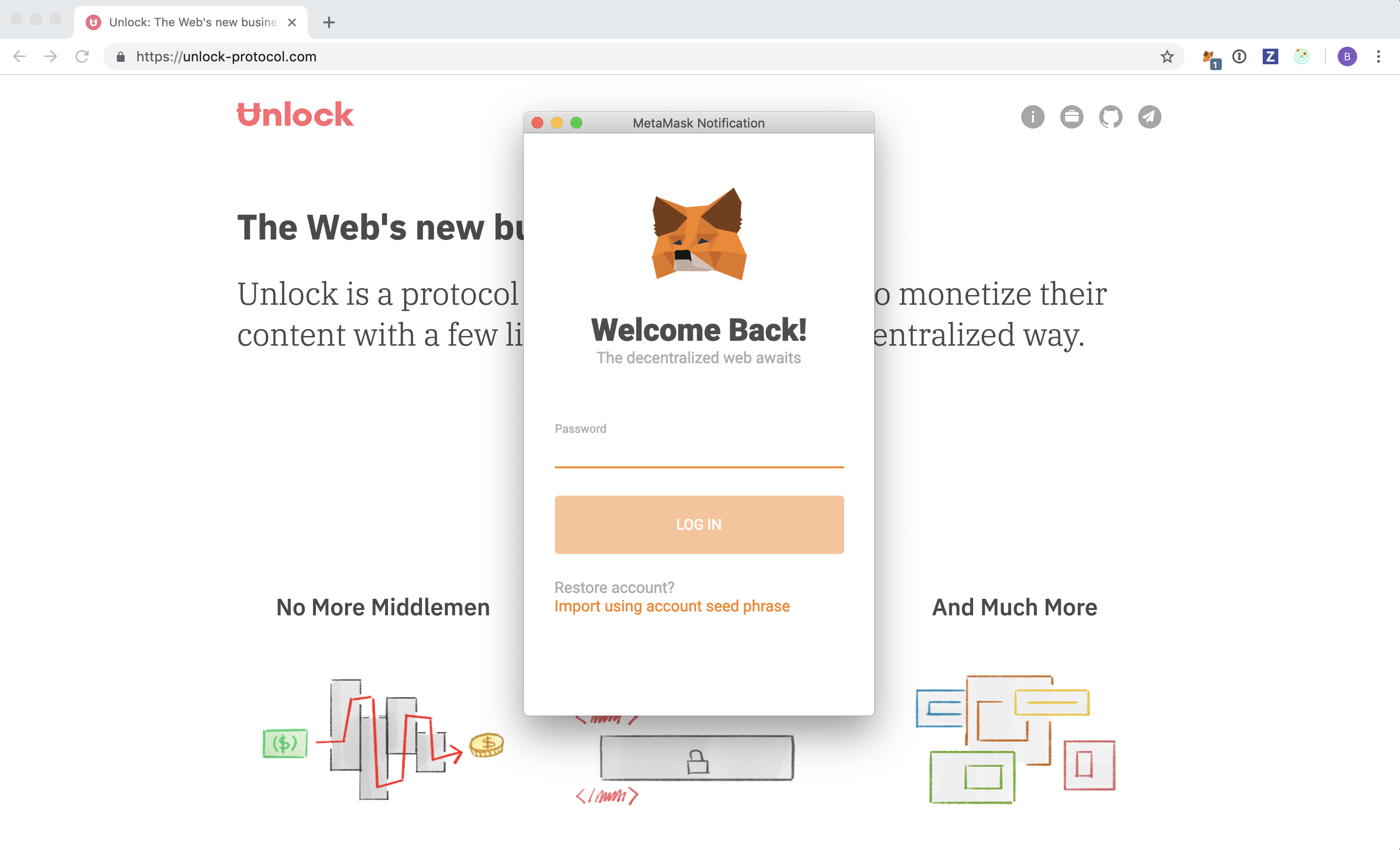 Metamask prompts on first page load · Issue #2126 · unlock-protocol ...