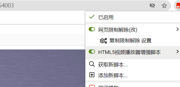 [BUG]中国大学mooc需要科学上网才能使用此插件的功能 · Issue #268 · xxxily/h5player · GitHub