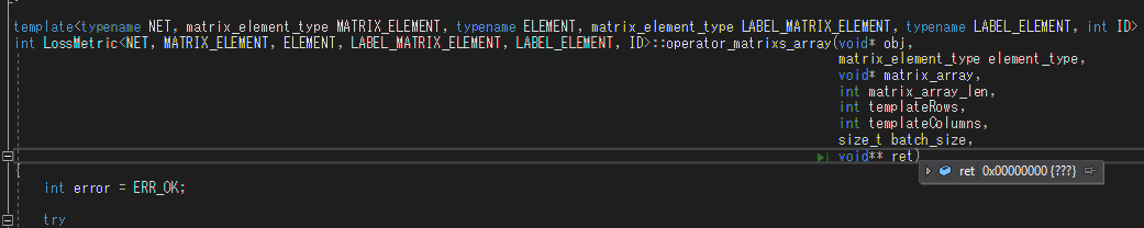 NativeMethods.loss_metric_operator_matrixs fails with System.AccessViolationException on x86 ...