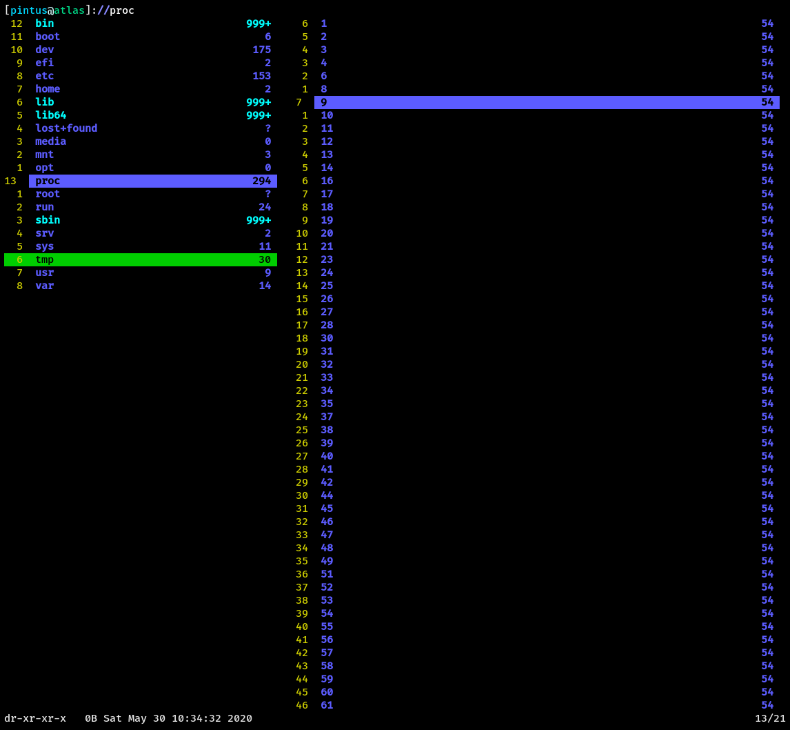 Incorrect displacement of date/size when either 'number' or 'relativenumber' enabled · Issue ...