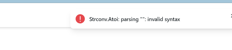 云盘添加成功后，出现Strconv.Atoi: parsing "": invalid syntax · Issue #2260 · AlistGo/alist · GitHub