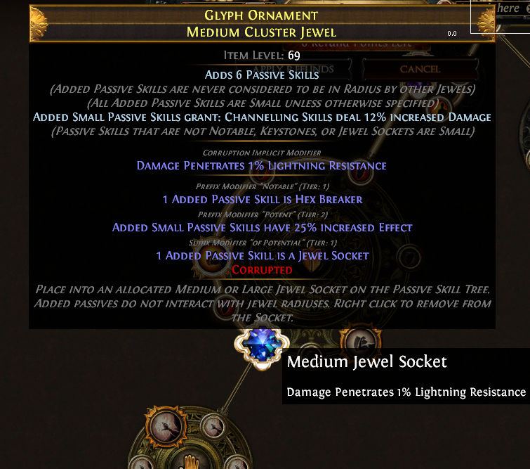 Cluster Jewel "Added small passives have #% increased effect" does not show correct numbers on ...